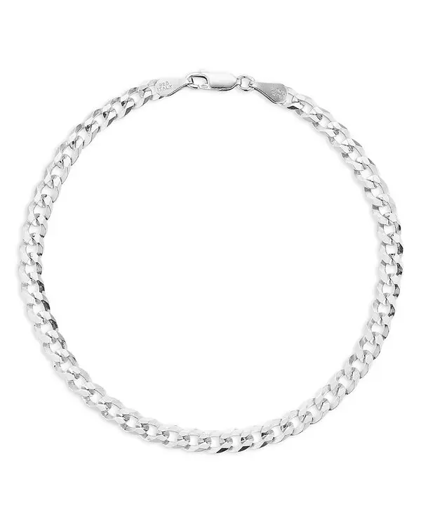 MILANESI AND CO Sterling 5mm Curb Chain Bracelet - Silver