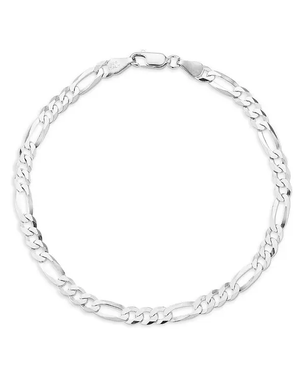 MILANESI AND CO Sterling Figaro Chain Bracelet - Silver