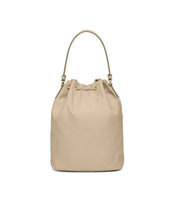 Prada Duet Re-nylon Bucket Bag - Neutral