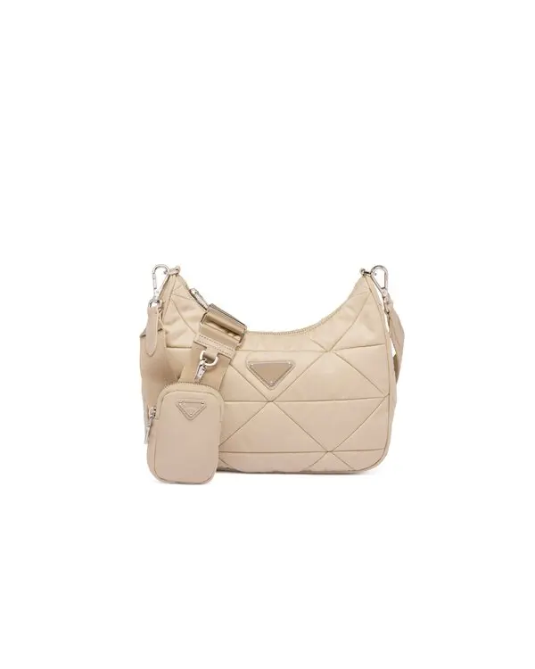 Prada Re-nylon Padded Shoulder Bag - Neutral