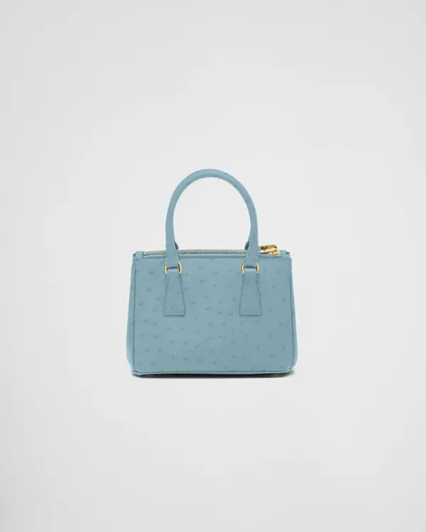 Prada Galleria Ostrich Leather Mini-bag