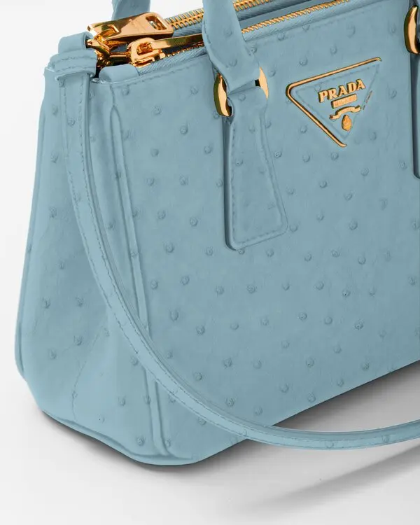 Prada Galleria Ostrich Leather Mini-bag