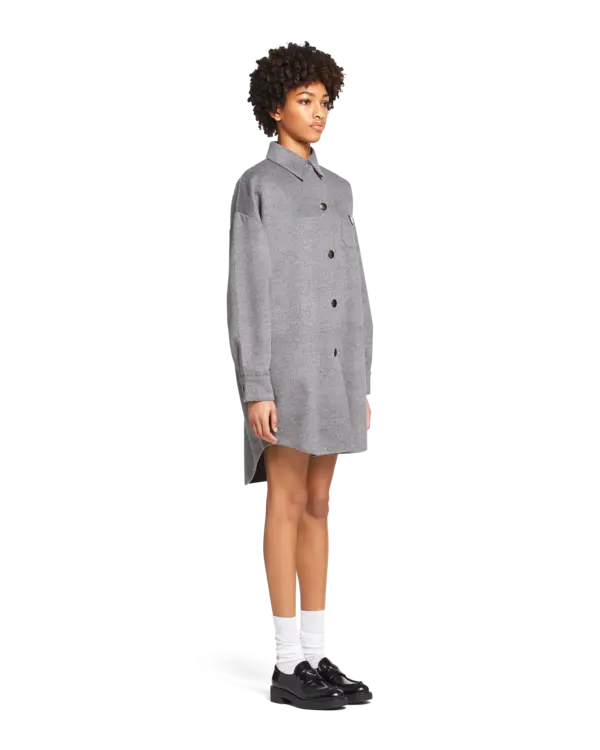 Prada Cashgora Blouson - Grey | Editorialist