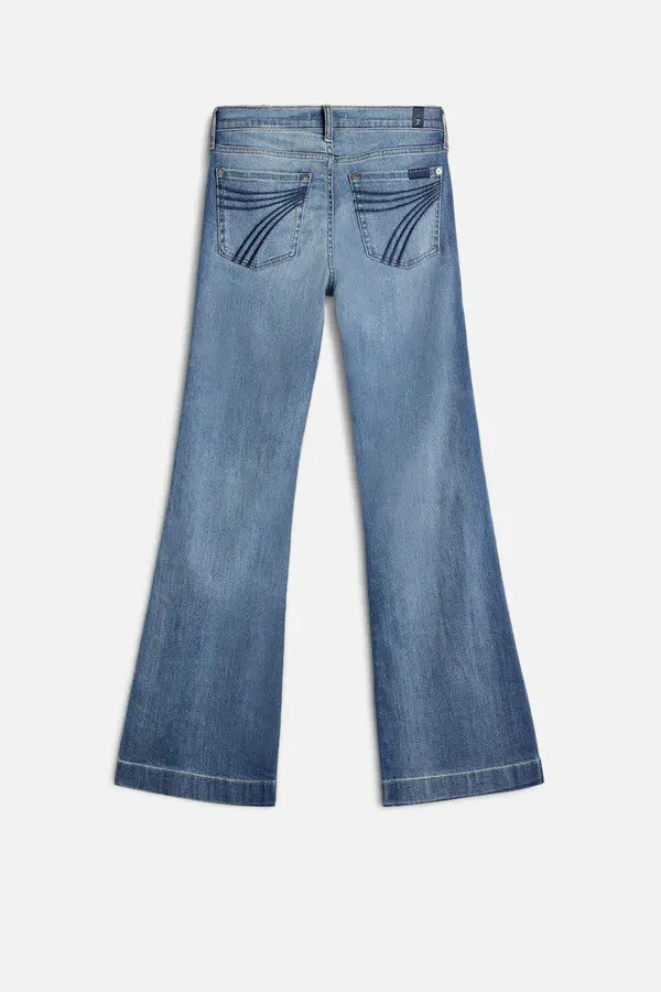 7 For All Mankind Tailorless Dojo Distressed Jeans - Denim