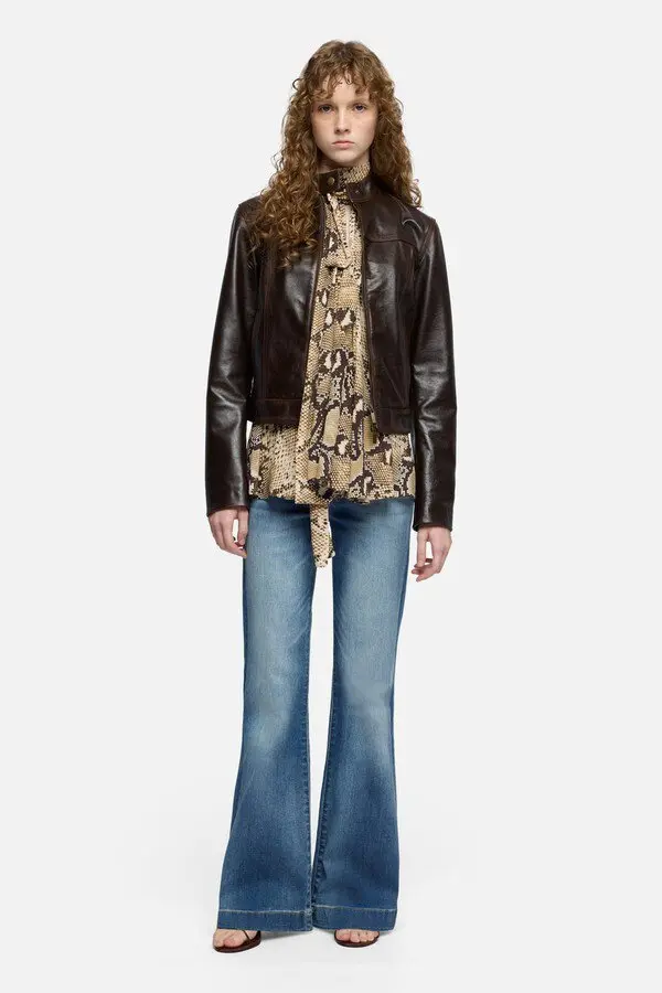 7 For All Mankind Tailorless Dojo Distressed Jeans - Denim