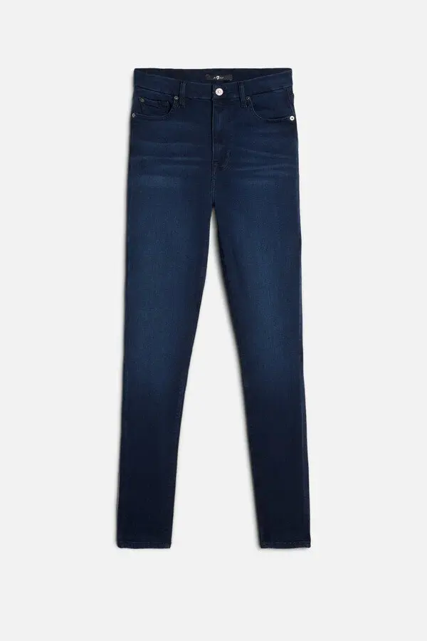 7 For All Mankind Slim Illusion High Waist Skinny - Blue