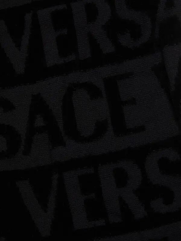 Versace Repeat Logo Cotton Robe