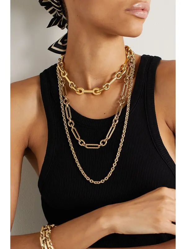 Lauren Rubinski 14-karat Chain Necklace