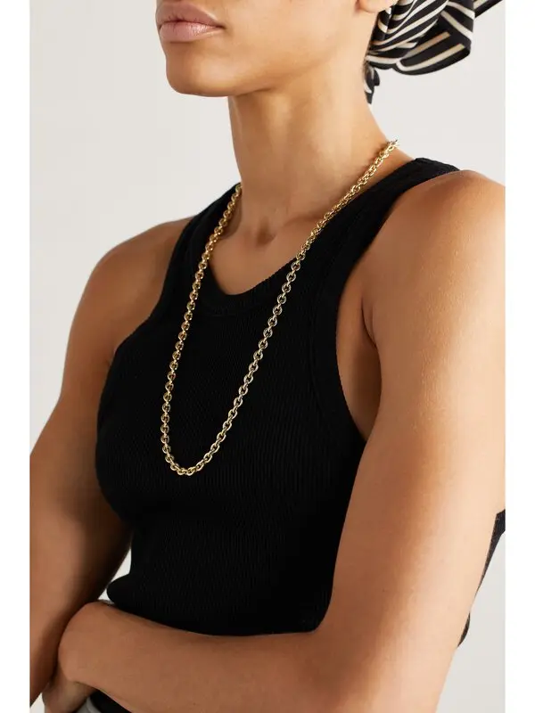 Lauren Rubinski 14-karat Chain Necklace