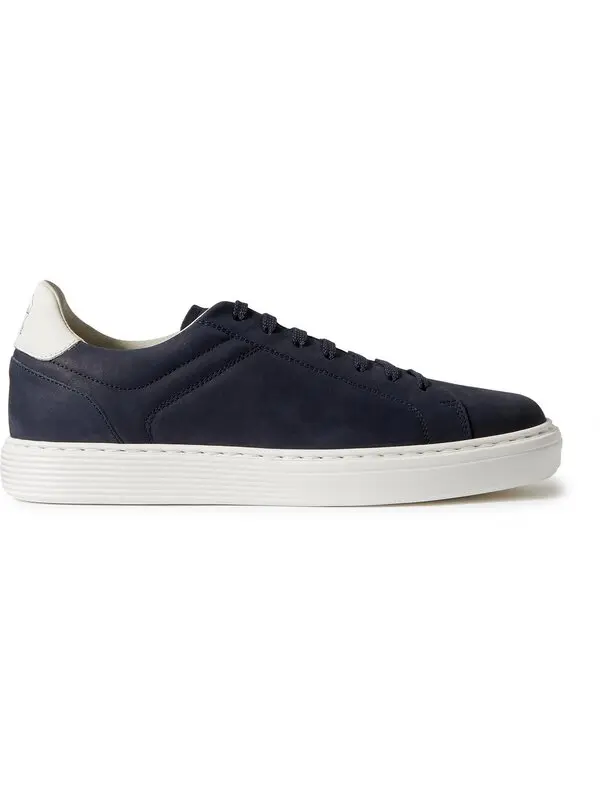 Brunello Cucinelli Nubuck Sneakers - Blue