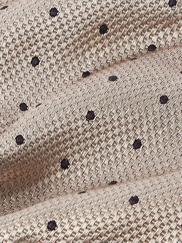 Brunello Cucinelli Polka-dot Silk-jacquard Tie