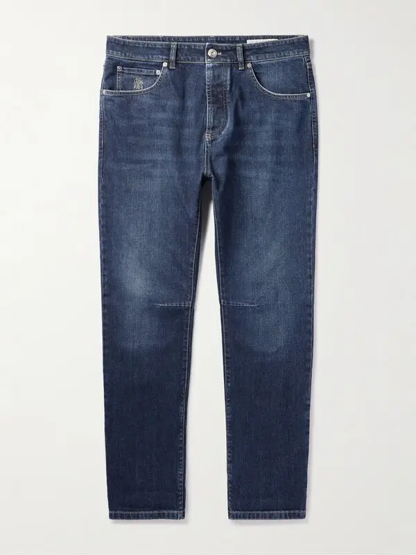 Brunello Cucinelli Straight-leg Jeans - Blue