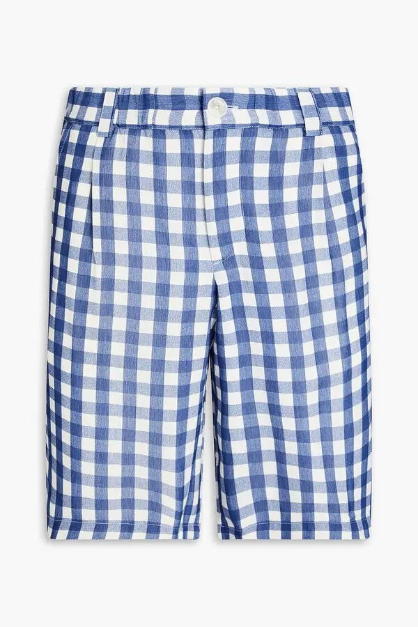 Jacquemus Gingham Woven Chino Shorts