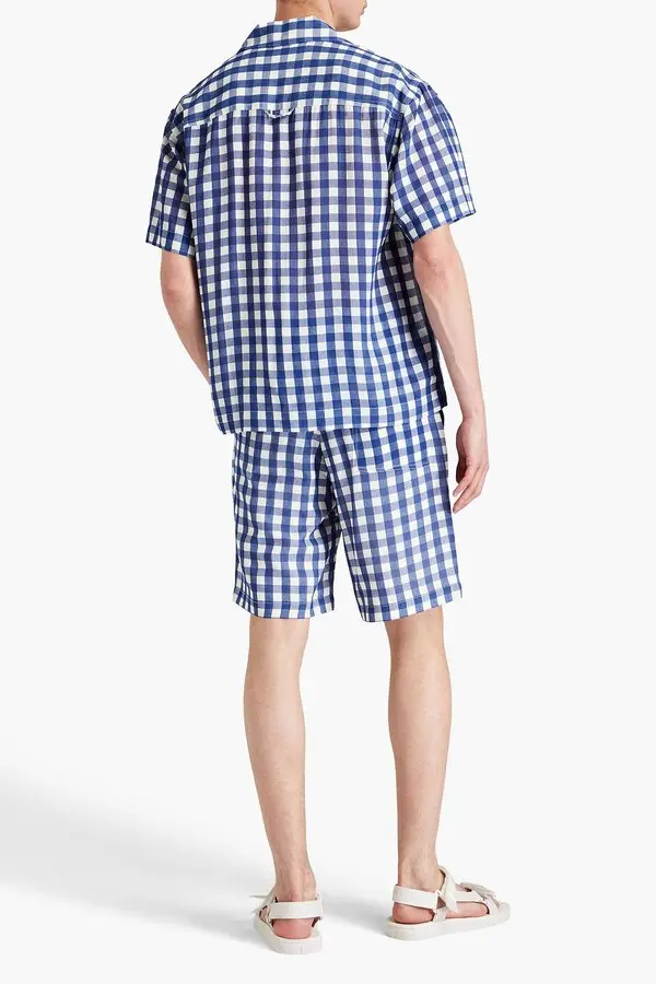 Jacquemus Gingham Woven Chino Shorts