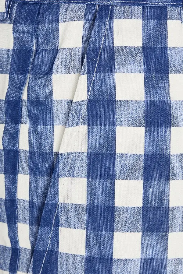 Jacquemus Gingham Woven Chino Shorts