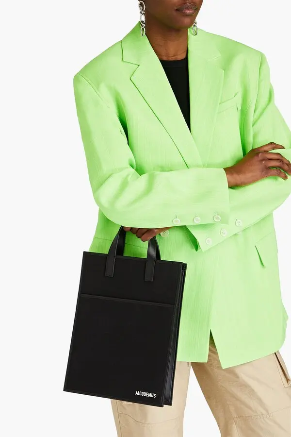 Jacquemus Le Cabas Leather-trimmed Tote