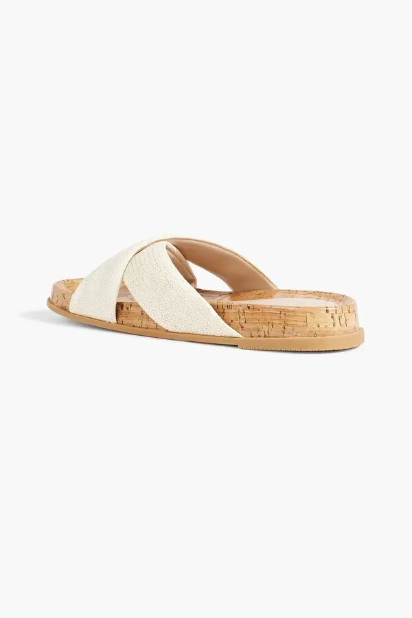 STUART WEITZMAN Roza Woven Sandals