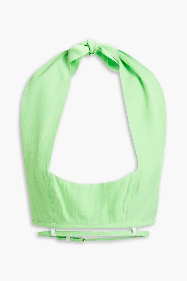 Jacquemus Limao Cropped Halterneck Top