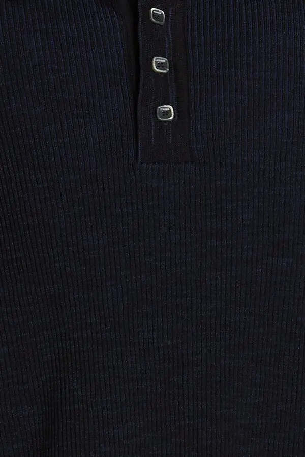 Jacquemus Teramo Ribbed Cottonblend Polo Sweater
