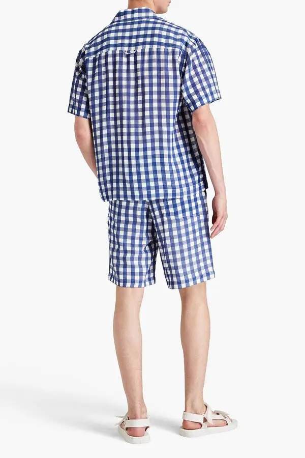Jacquemus Jean Checked Crepe Shirt