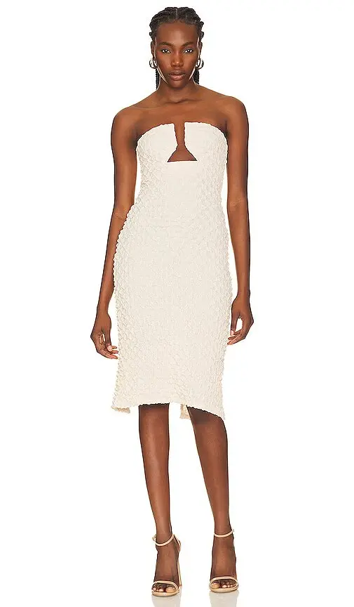 midi engagement dress for women Zapaka Women Ivory Lace Midi Engagement Dress with Bow V Neck A Line Long  Sleeve Bridal Dress – ZAPAKA