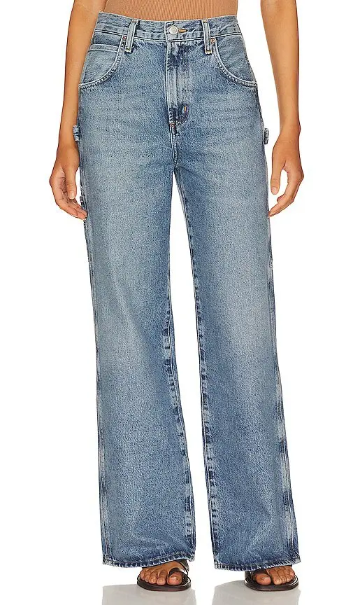 AGOLDE Magda Denim Carpenter Jeans - Entrance
