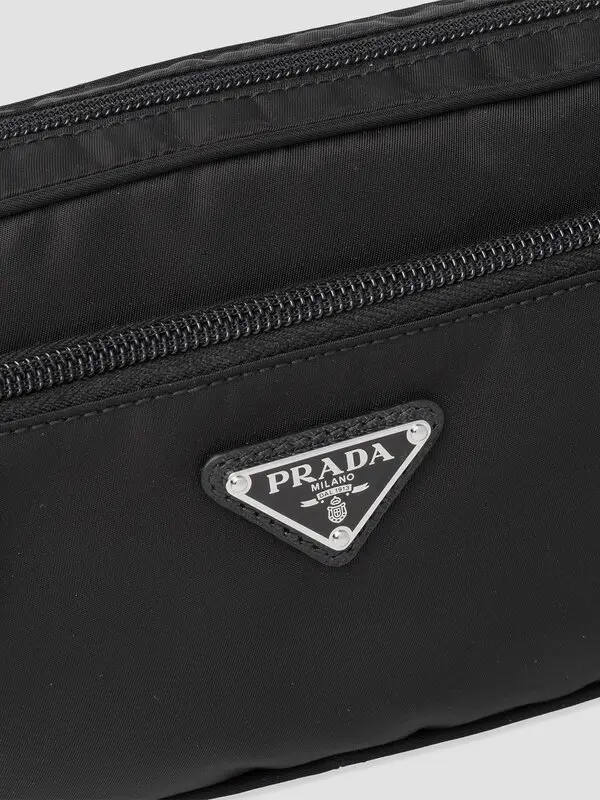 Prada Re-nylon And Saffiano Leather Belt Bag