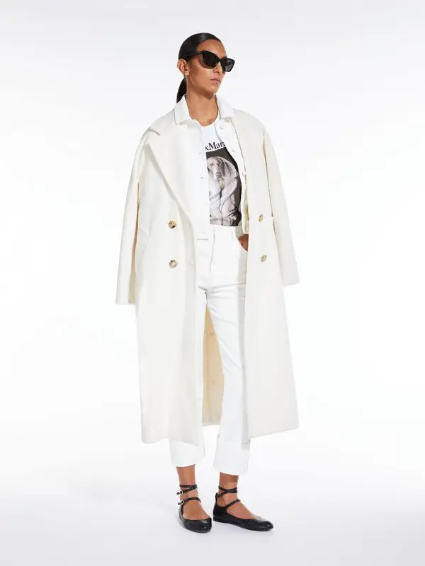Max Mara Cropped Jeans In Stretch Bull