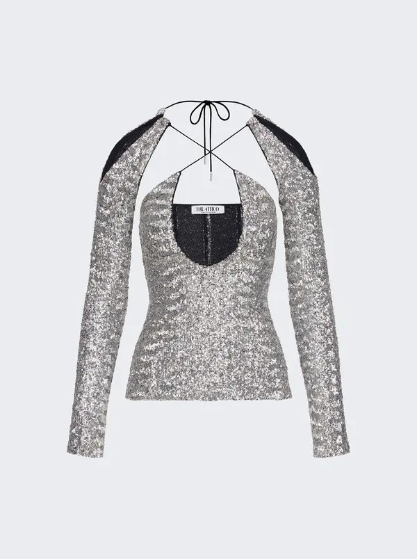 Attico Zane Top - Silver