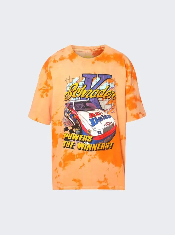 NOTSONORMAL Nascar Tie Dye T-shirt - Tangelo
