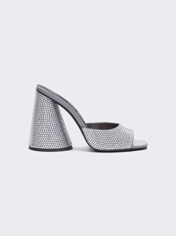 Attico Luz 105mm Mule Heel - Grey