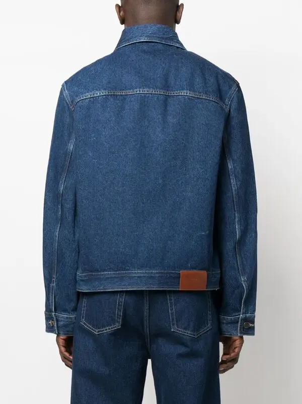 Studio Nicholson Patch-pocket Denim Jacket