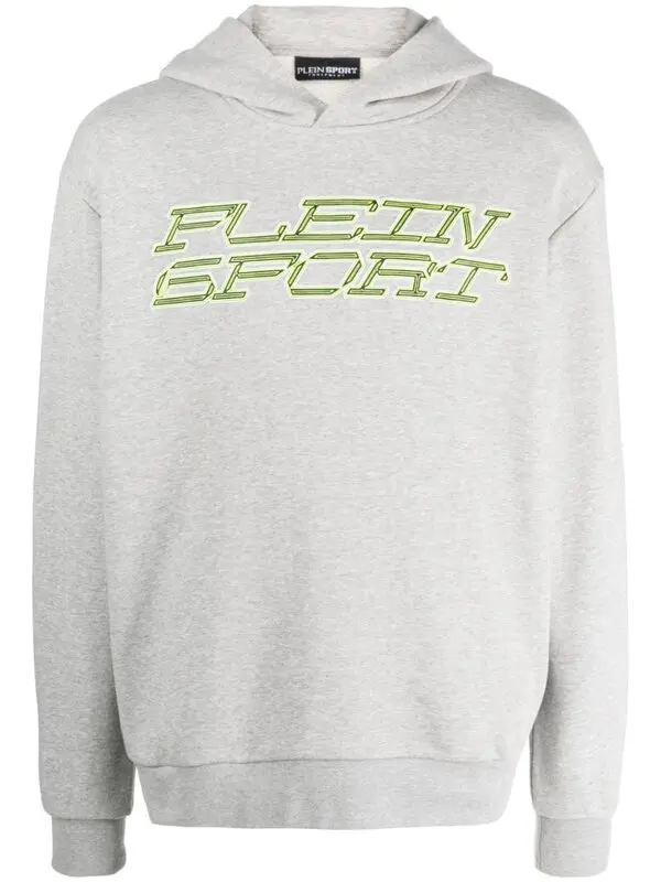 PLEIN SPORT Tiger Logo-print Hoodie