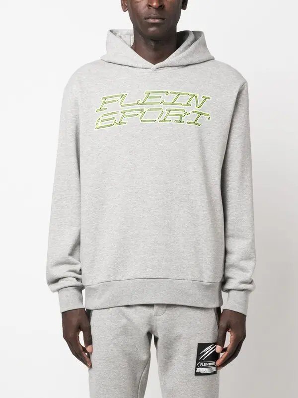 PLEIN SPORT Tiger Logo-print Hoodie