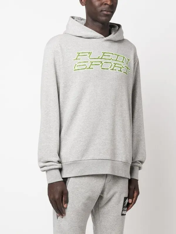 PLEIN SPORT Tiger Logo-print Hoodie