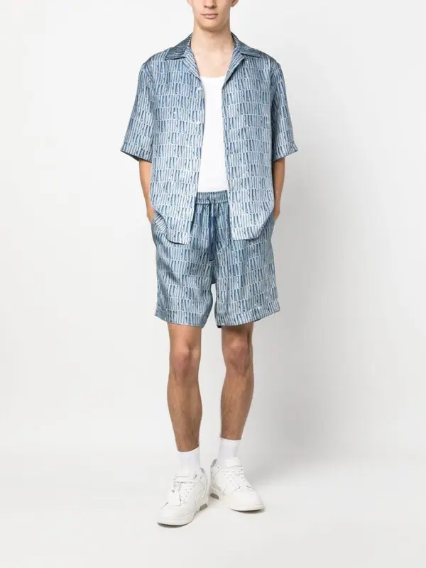 Amiri Gradient Drawstring Shorts