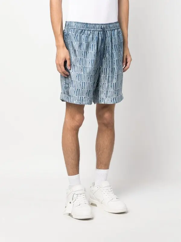 Amiri Gradient Drawstring Shorts