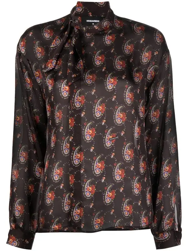 Dsquared2 Graphic Print Blouse