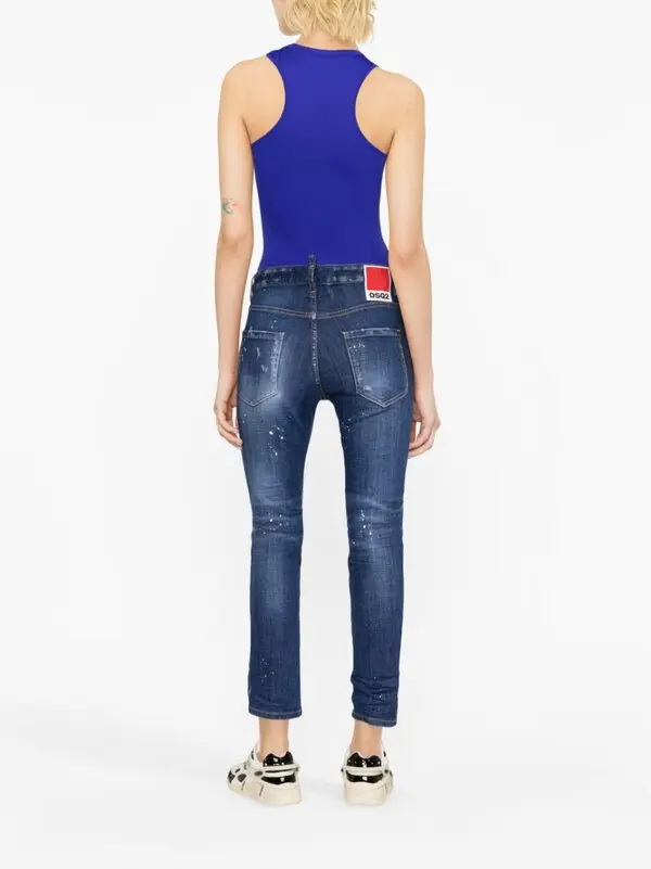 Dsquared2 Bleached Skinny Jeans