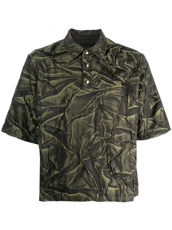 4SDESIGNS Logo-embroidered Polo Shirt