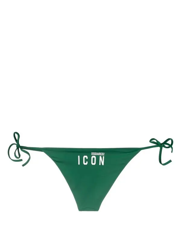 Dsquared2 Logo-print Side-tie Bikini Bottoms