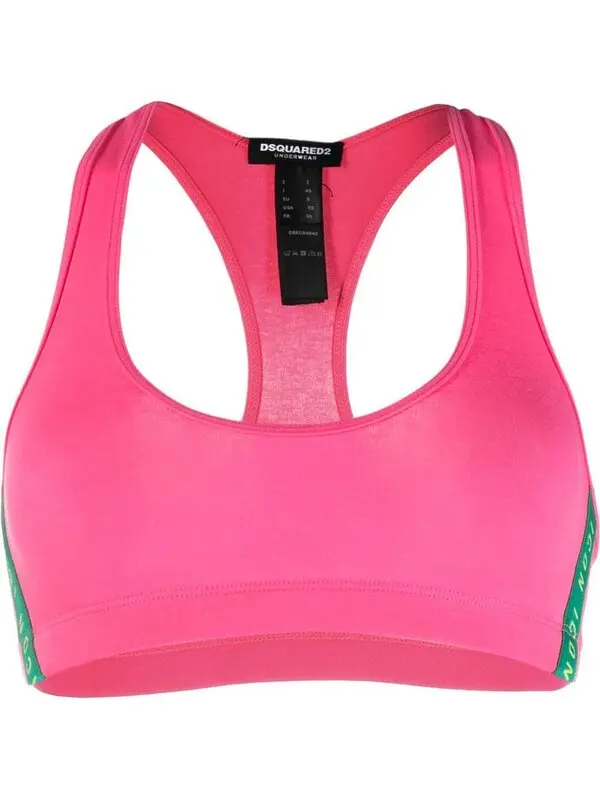 Dsquared2 Icon Color-block Bikini Top