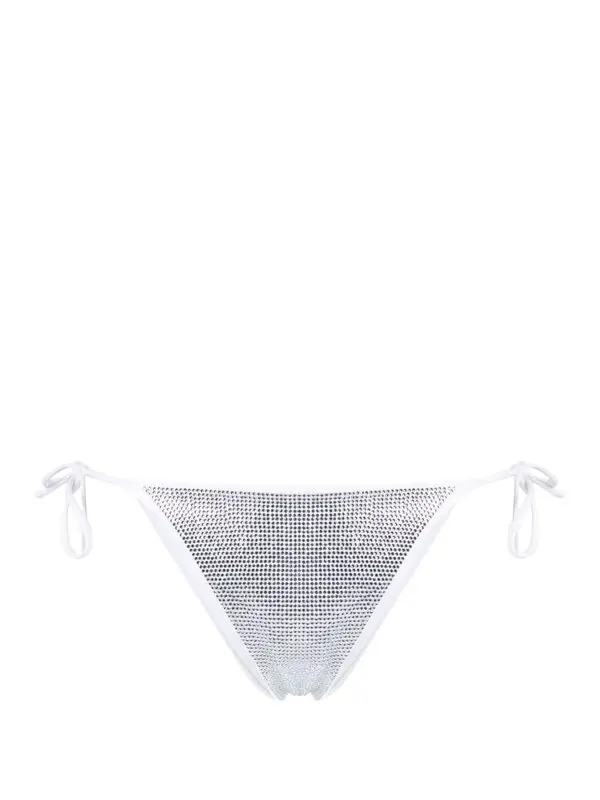 MC2 SAINT BARTH Virgo Side-tie Bikini Bottom - White