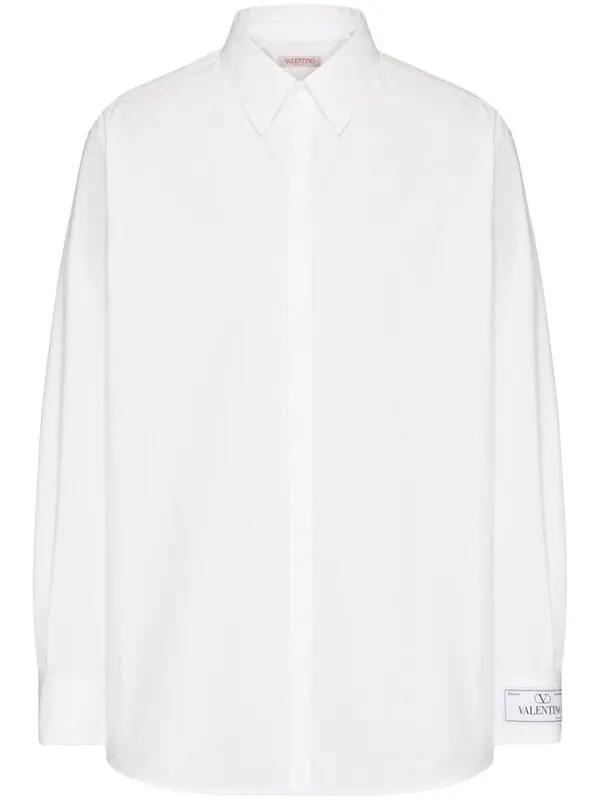 Valentino Garavani Long-sleeve Cotton Shirt
