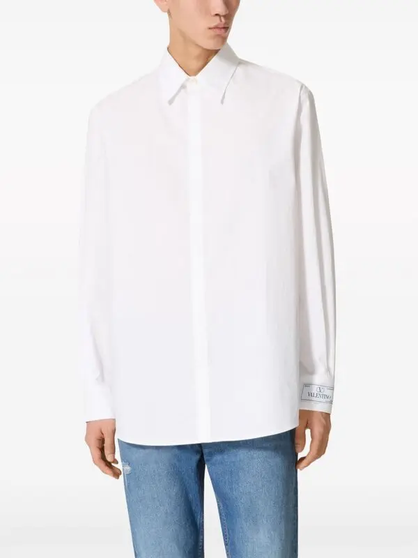 Valentino Garavani Long-sleeve Cotton Shirt