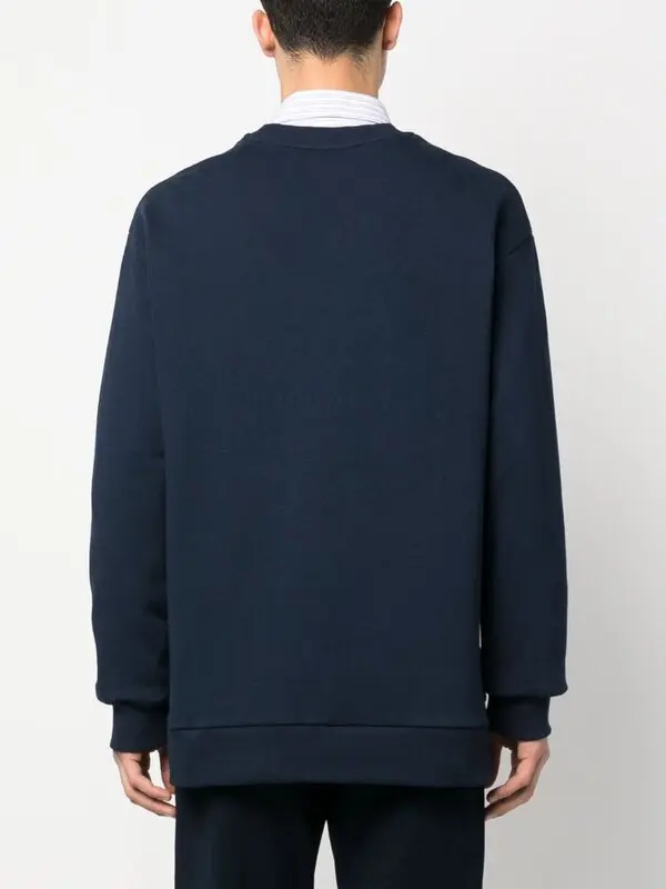A.p.c. Logo-print Cotton Sweatshirt