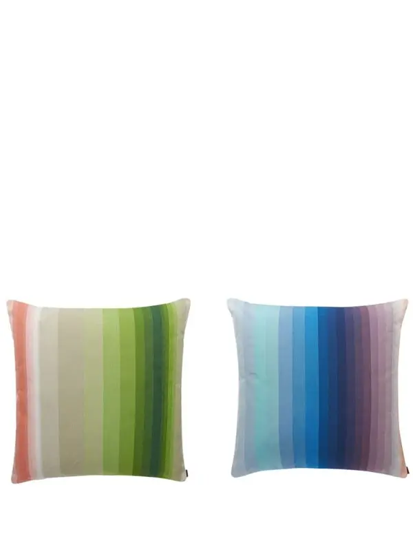 Missoni Oceania Striped Cushion - Blue