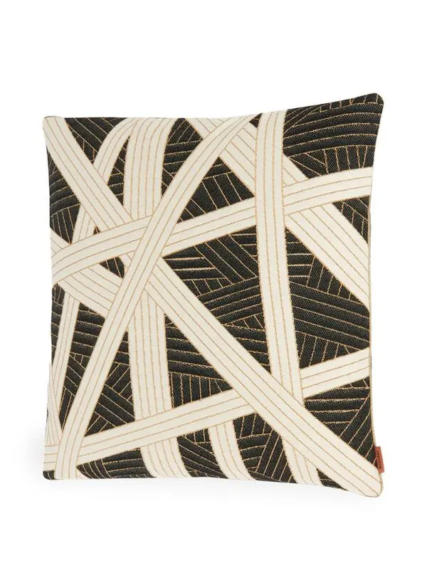 Missoni Nastri Geometric-print Cushion - Black