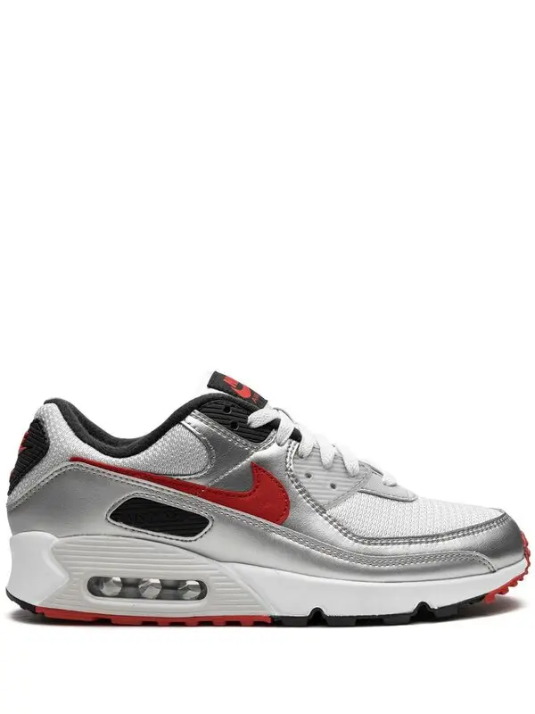 Nike Air Max 90 Icons Bullet Sneakers - Silver