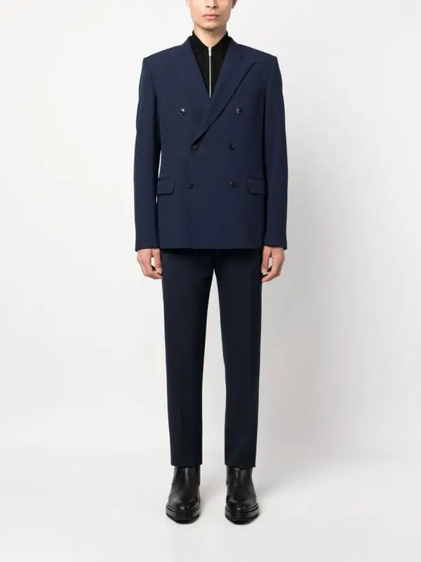 Alexander McQueen Tailored Straight-leg Trousers - Blue